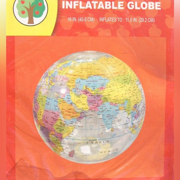 Teaching Tree | Other | Inflatable Globe Of The World Map | Poshmark